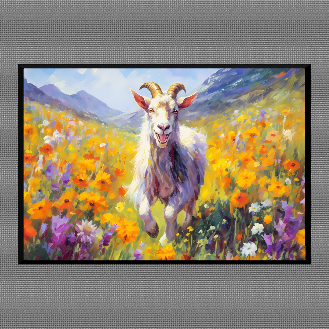 Goat Digital Download Goat Downloadable Print Digital Goat - Etsy