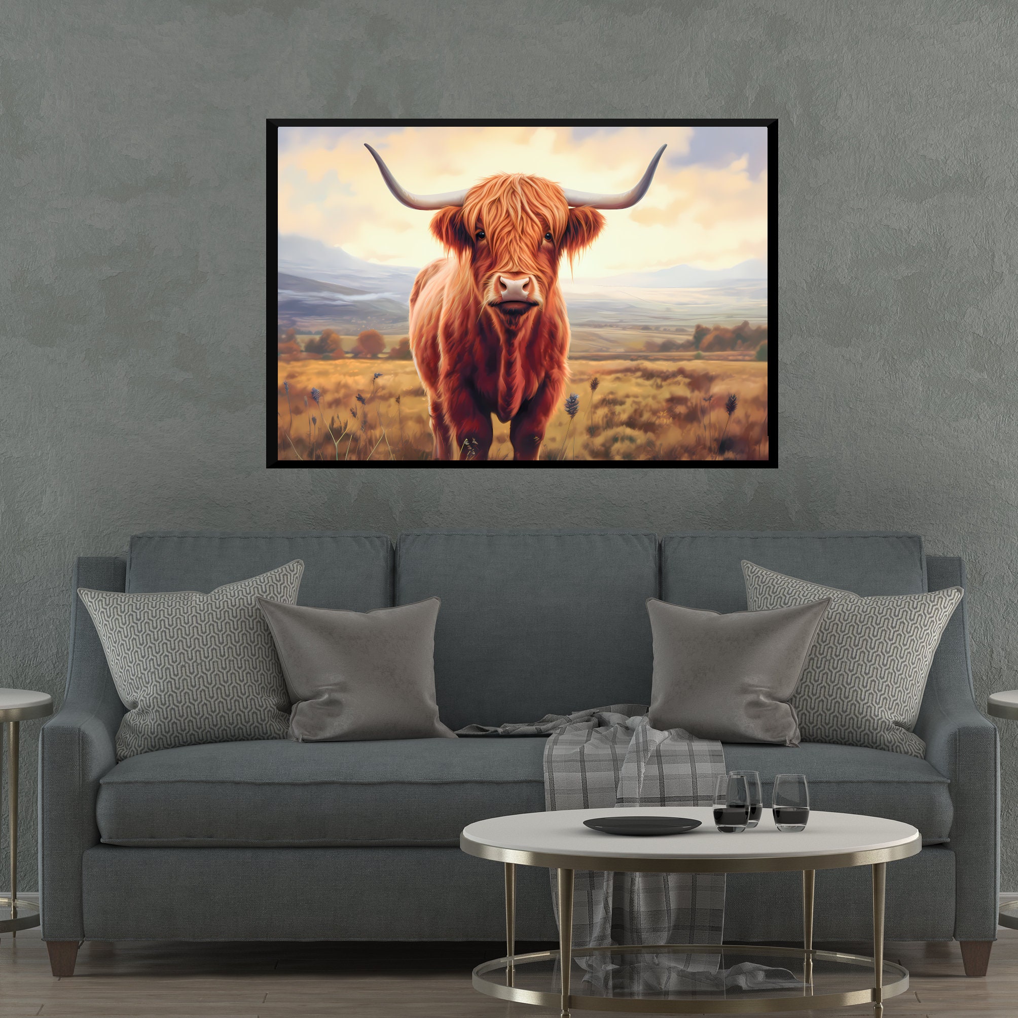 Highland Cow Digital Download Cattle Downloadable Print - Etsy