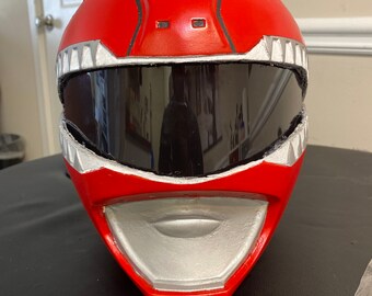 Red Power Ranger Helmet | Etsy