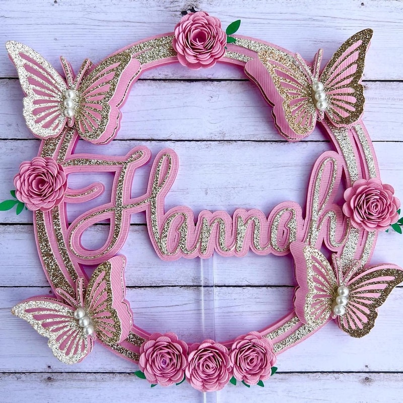 Butterfly Cake Topper - Etsy