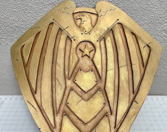 Soldier Boy Shield PRINT-READY PDF Template W/ Guides - the Boys ...