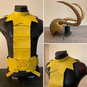 Classic Loki Cosplay Helmet and Belt Patterns/templates - Etsy