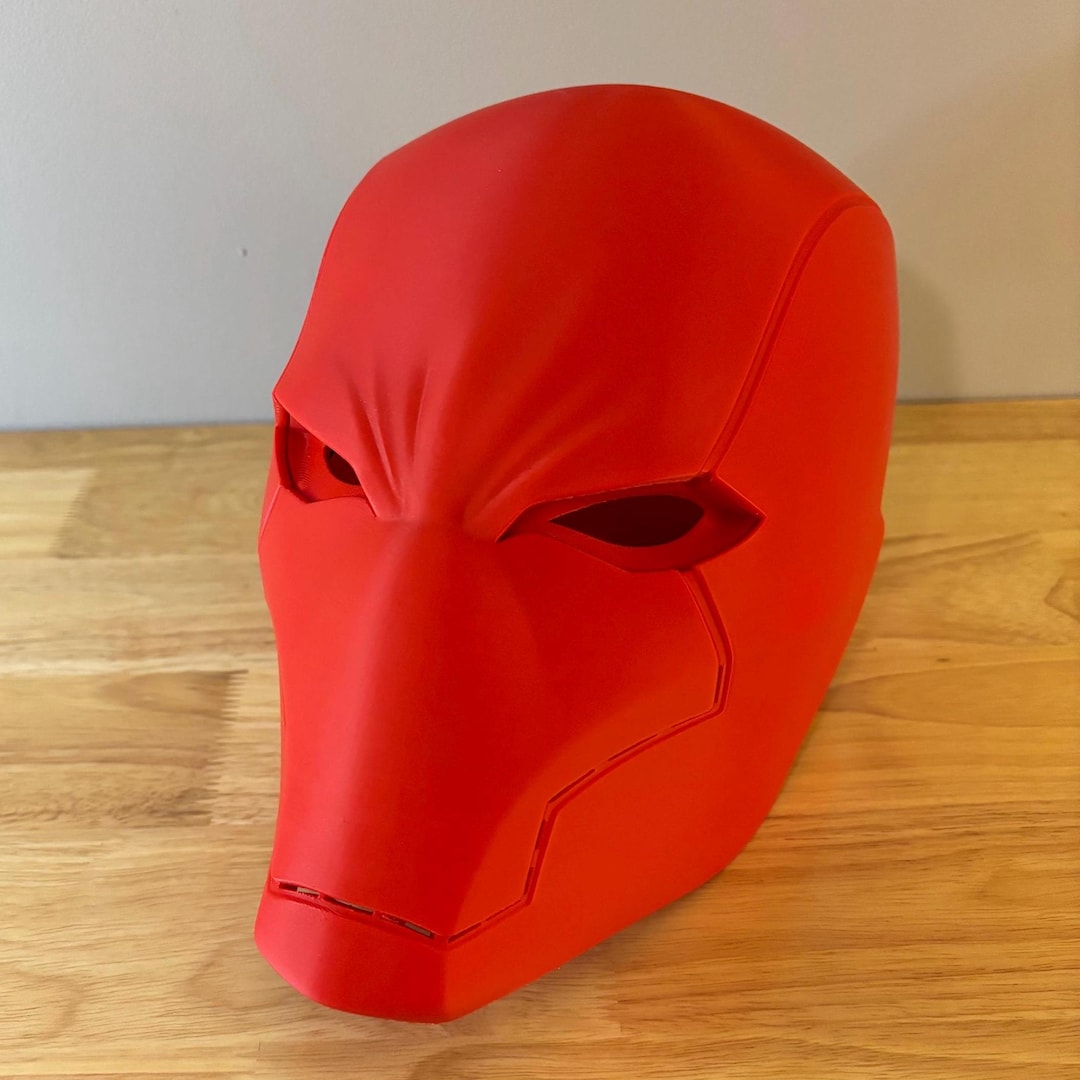 Red Hood Rebirth Helmet - 3D Printed Kit - Etsy UK