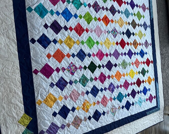 Brights Chandelier Quilt - Etsy