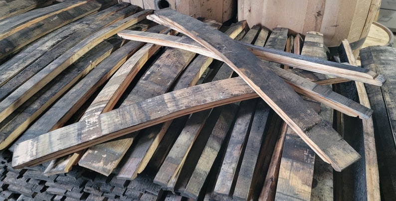 Authentic Whiskey Barrel Staves, Bourbon Barrel Staves, Barrel Parts ...