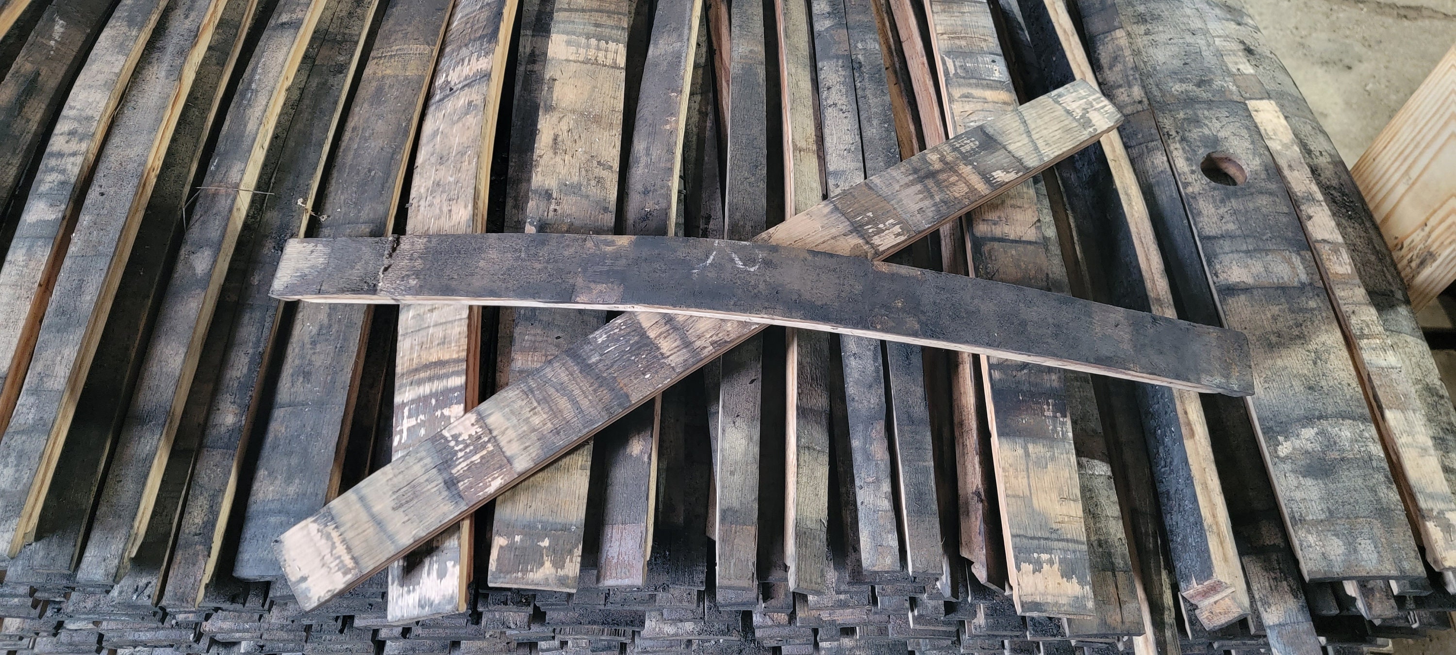 Authentic Whiskey Barrel Staves, Bourbon Barrel Staves, Barrel Parts ...