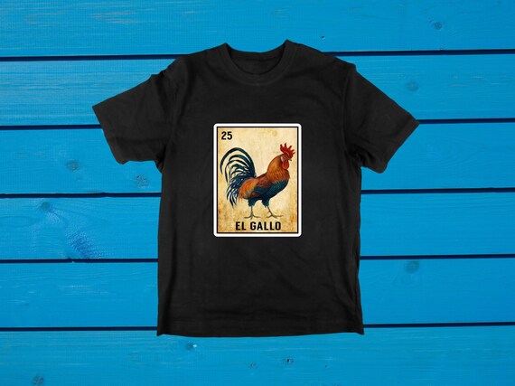 El Gallo Shirt El Gallo Tshirt Loteria Card T-shirt Loteria | Etsy