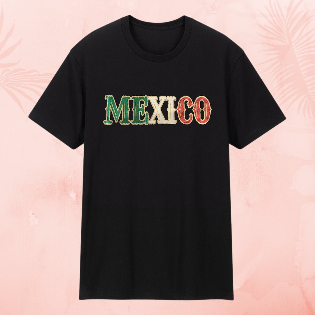 Mexico Shirt, Tri-colored Mexico Tshirt, Camisa De Mexico, Orgullo Mexicano, Pais De Mexico Tee ...