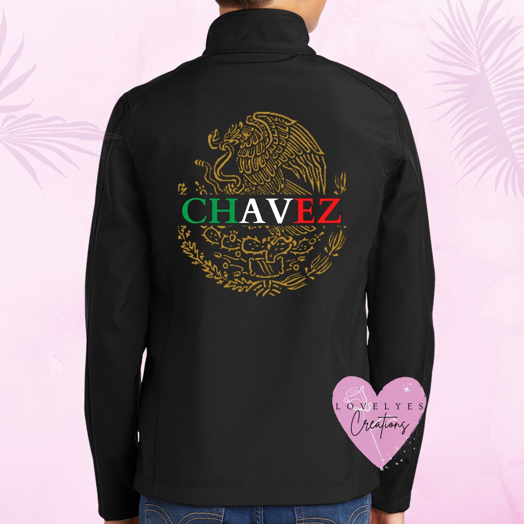 Kids Mexican State Jacket, Soft Shell Jacket, Personalized Ariat Style ...
