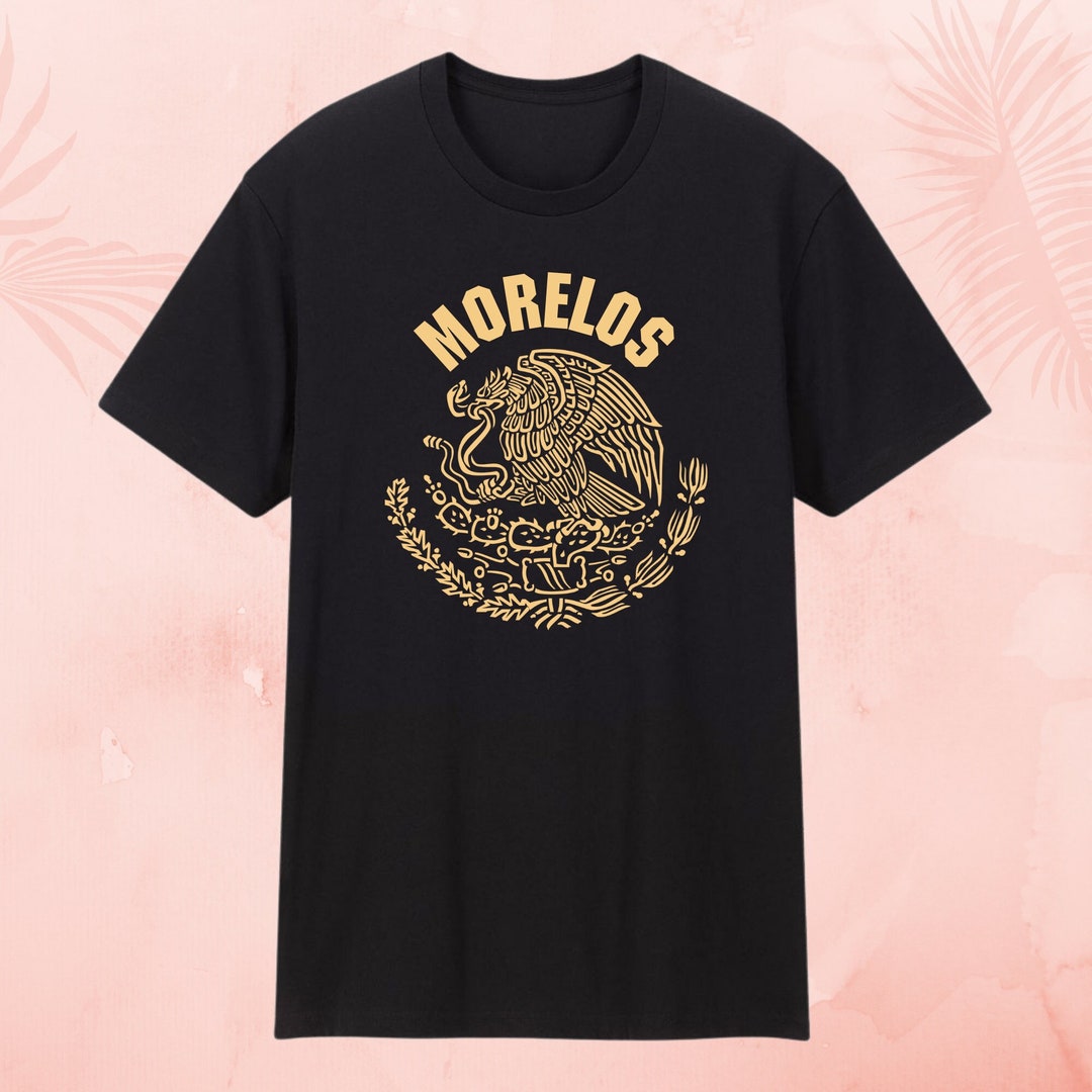 Morelos State Shirt, Mexican Coat of Arms, Camisa Escudo Mexicano ...