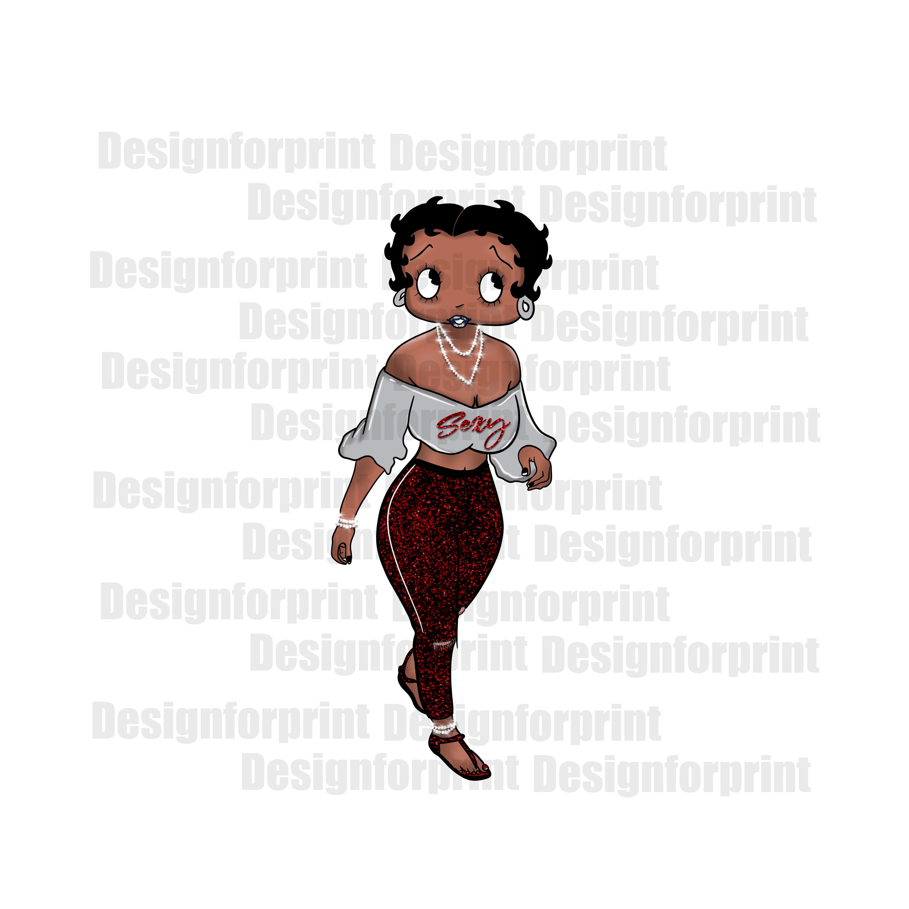 Betty Boop Png Black Betty Boop Png Sexy Betty Boop Png Etsy Canada