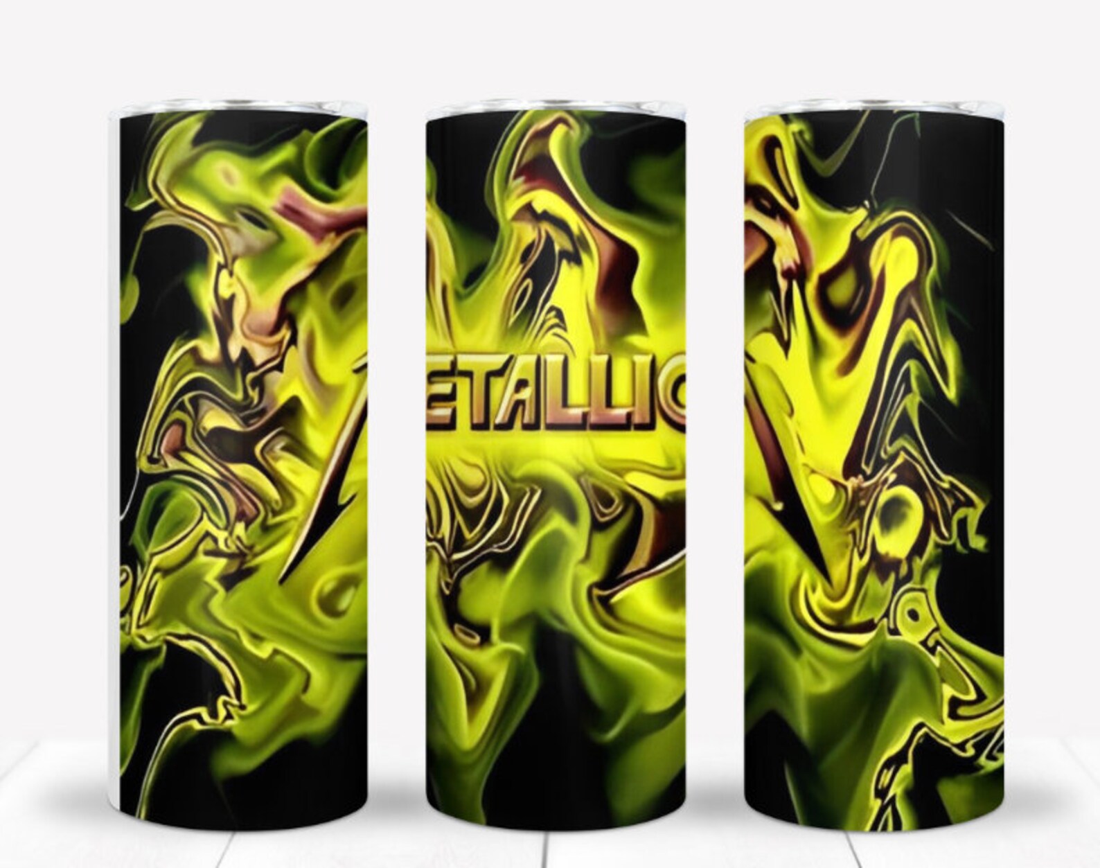 Metallica Yellow Tumbler Wrap - Etsy