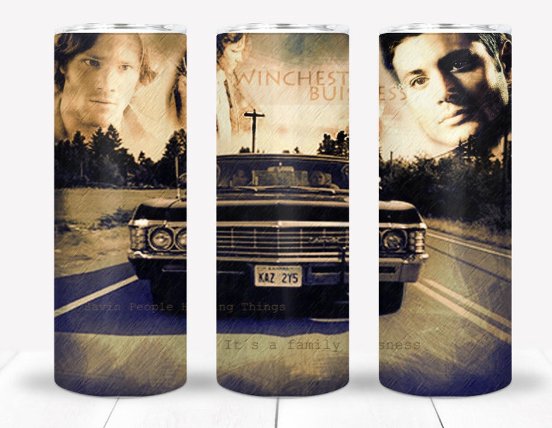 Supernatural Tumbler Wrap, Sam, Dean, & Baby - Etsy