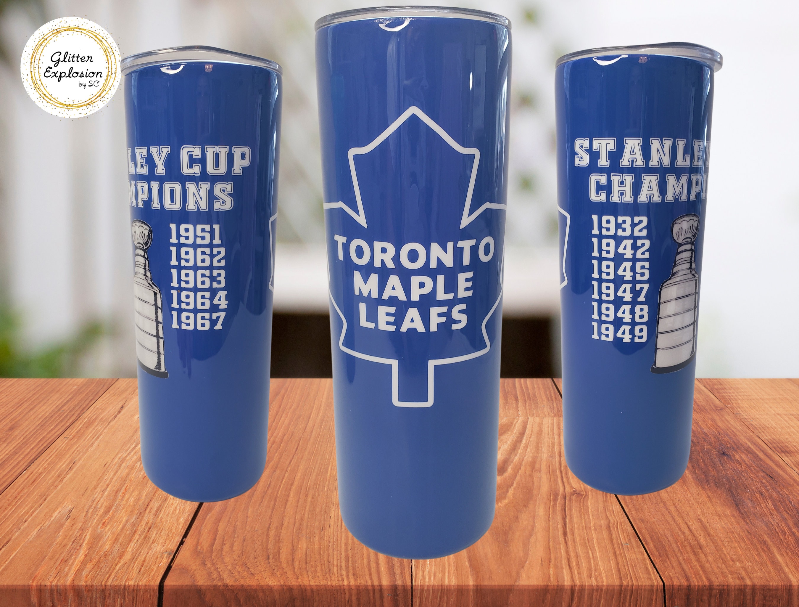 Toronto Maple Leafs Championship Tumbler Hockey Stanley Cup - Etsy