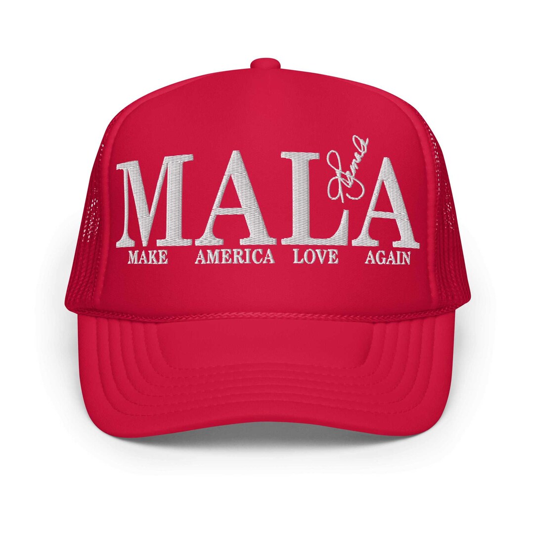 MALA - Kamala Harris - Red Trucker - Etsy