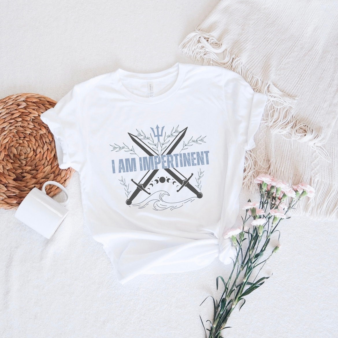 PJO T-shirt, “I Am Impertinent” Quote, Artistic Percy TV Show Merch ...