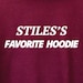 Stiles’s Favorite Hoodie, Teen Wolf Inspired Hoodie, Stiles Stilinski ...