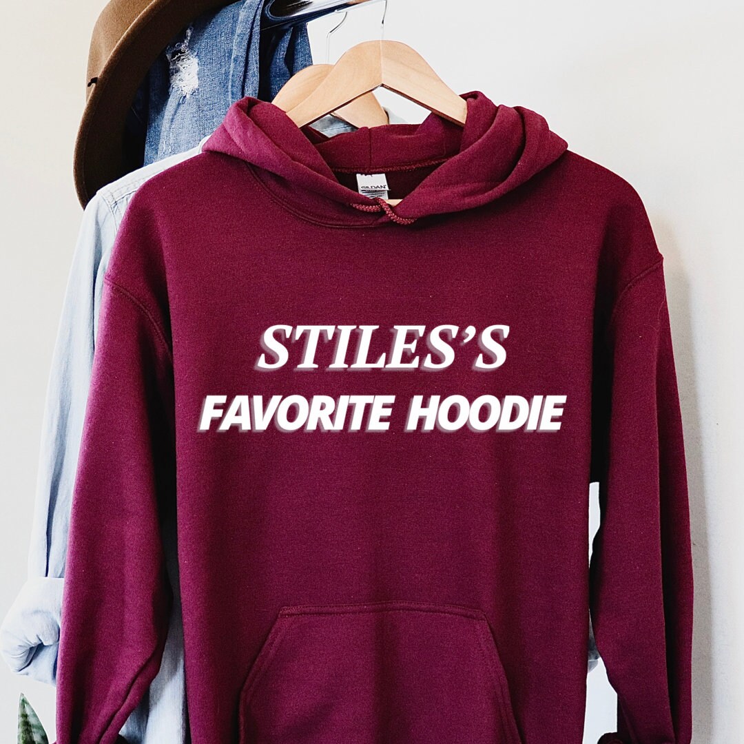 Stiles’s Favorite Hoodie, Teen Wolf Inspired Hoodie, Stiles Stilinski ...