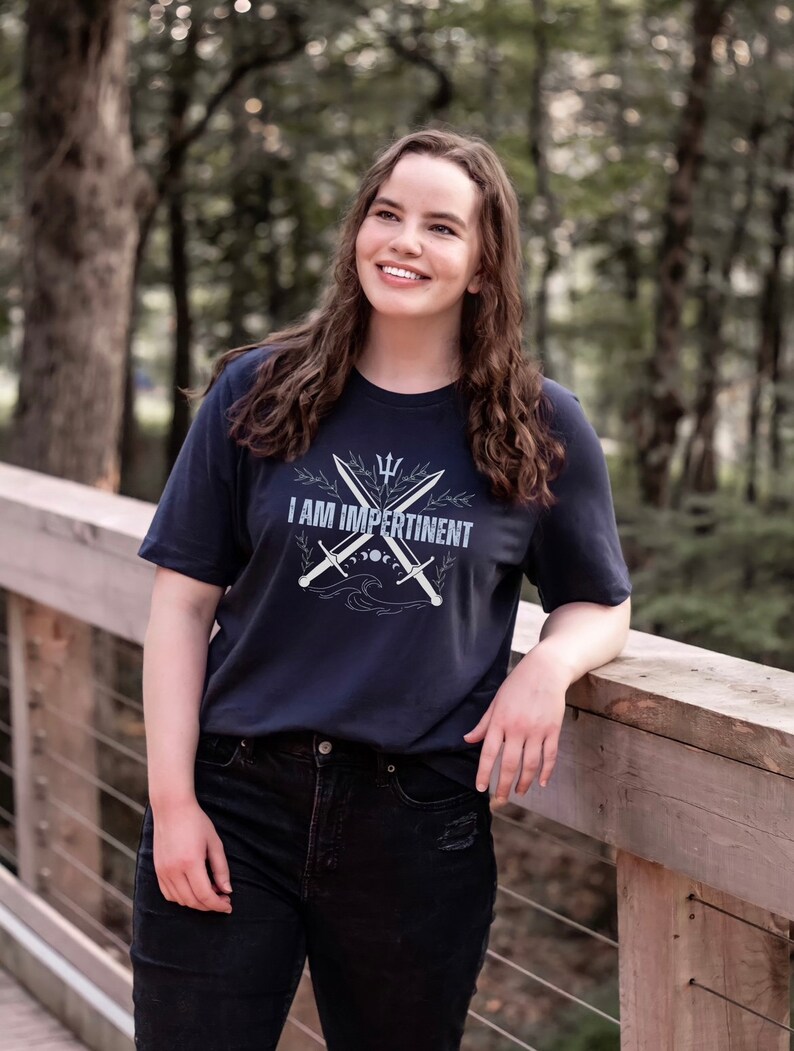 PJO T-shirt, “I Am Impertinent” Quote, Artistic Percy TV Show Merch ...