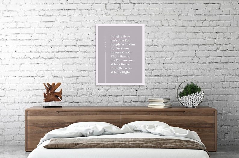 Marvel Hawkeye Wall Art, Kate Bishop Quote, Inspirational Superhero ...