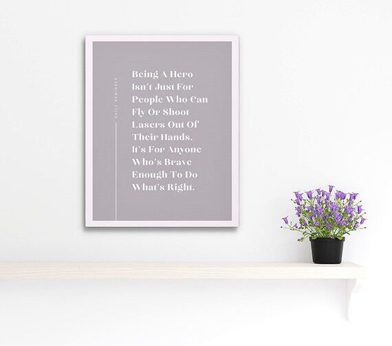 Marvel Hawkeye Wall Art Kate Bishop Quote Inspirational - Etsy