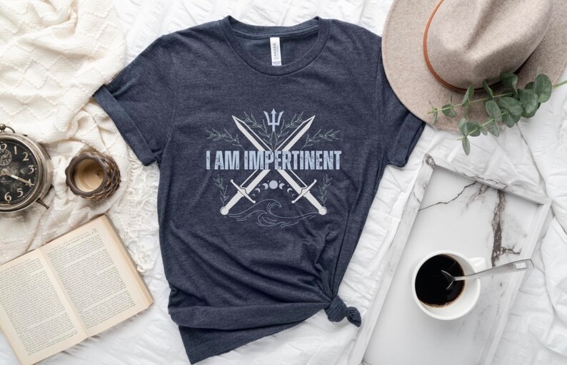 PJO T-shirt, “I Am Impertinent” Quote, Artistic Percy TV Show Merch ...