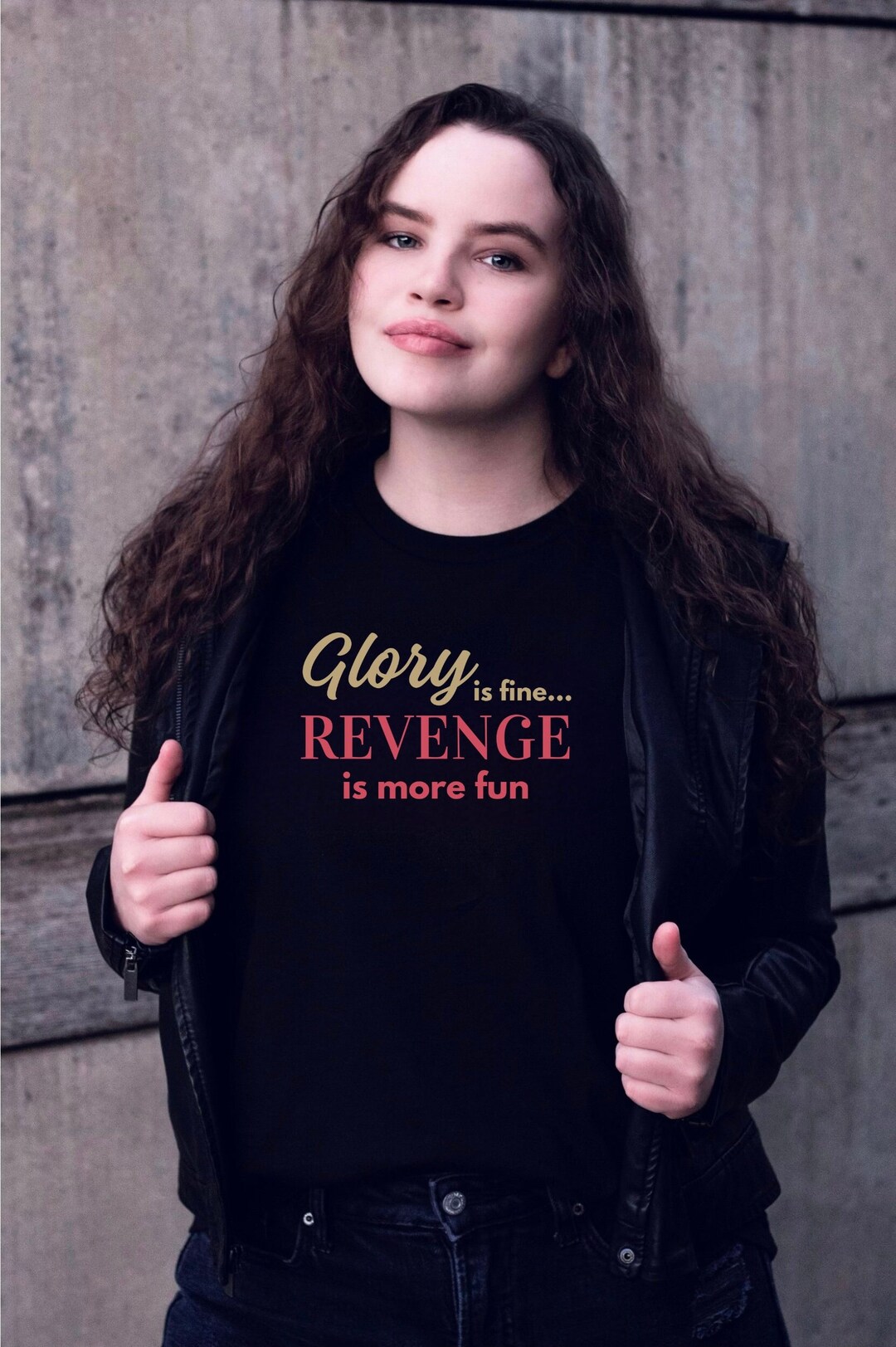 Glory is Fine... Revenge is More Fun T-shirt, Clarisse La Rue Quote ...