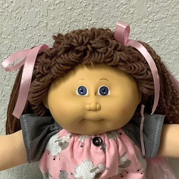 Cabbage Patch Brown Hair Doll - Etsy