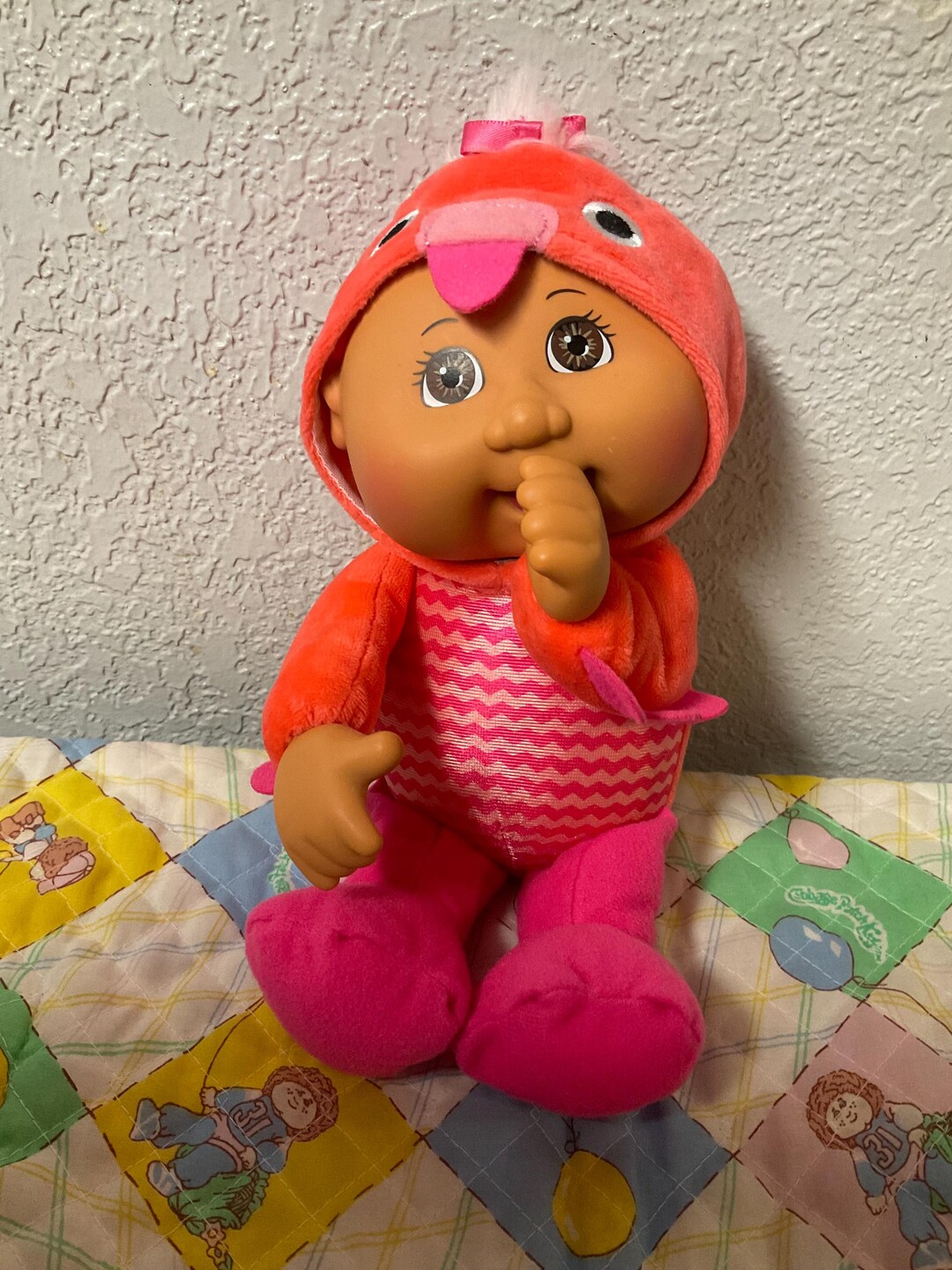 Cabbage Patch Kid Exotic Friends Rosalie Pink Flamingo Doll “cutie ...