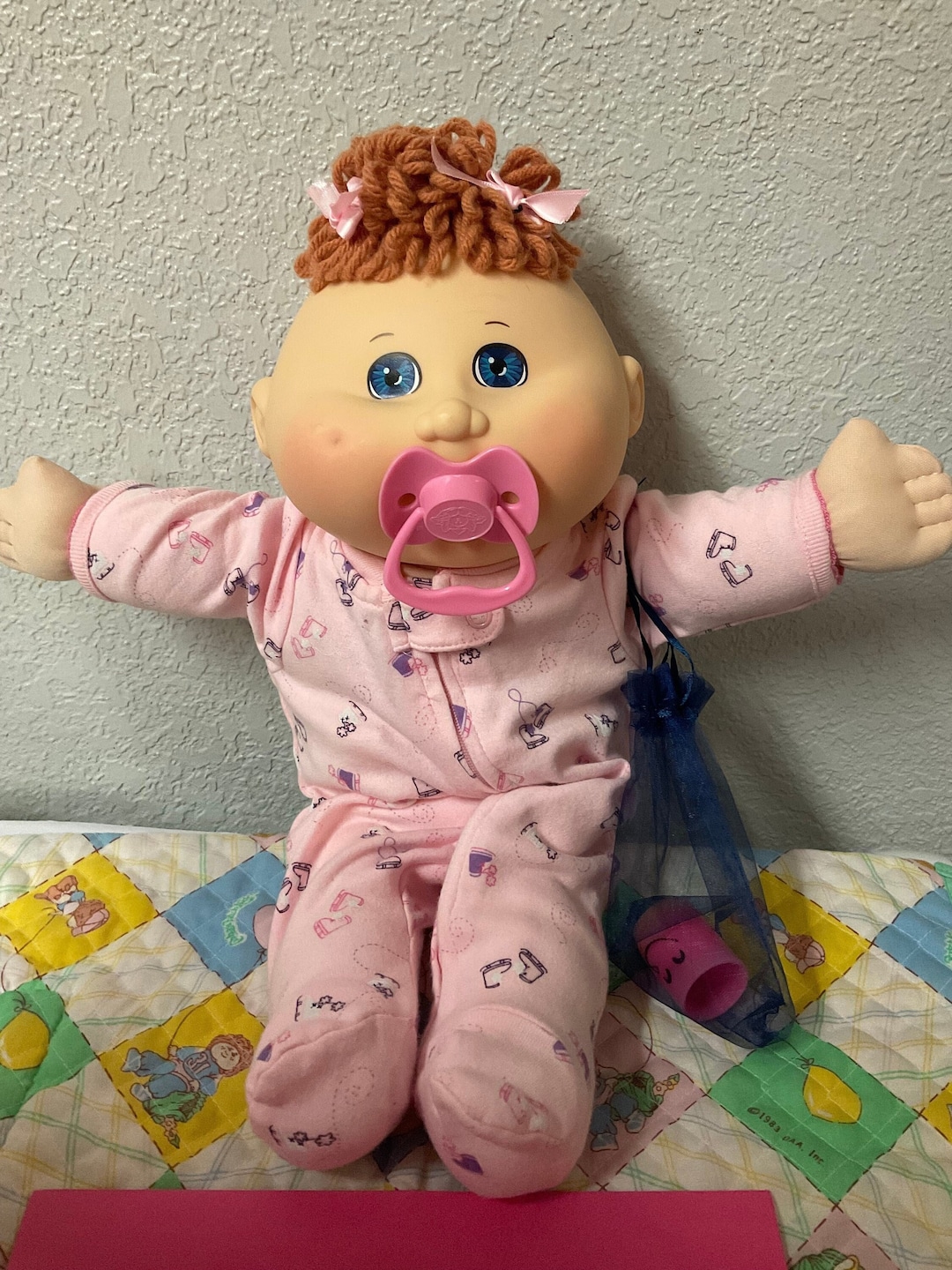 Cabbage Patch Kids Babyland Exclusive Little Girl Blue Eyes Brown/rust ...