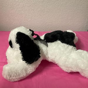 Goffa International White & Black Floppy Stuffed Dog Vintage Plush Toys ...