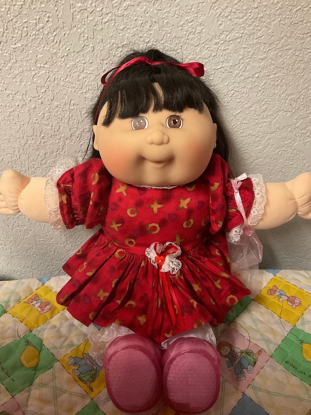 Vintage Cabbage Patch Kid Mattels First Edition CK47 Black Cornsilk ...