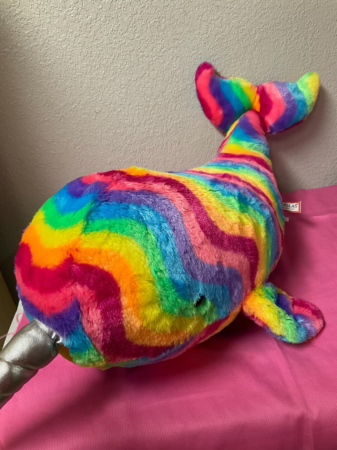 Tooth the Rainbow Narwhal Stuffed Animal Plush Toy by Douglas the ...