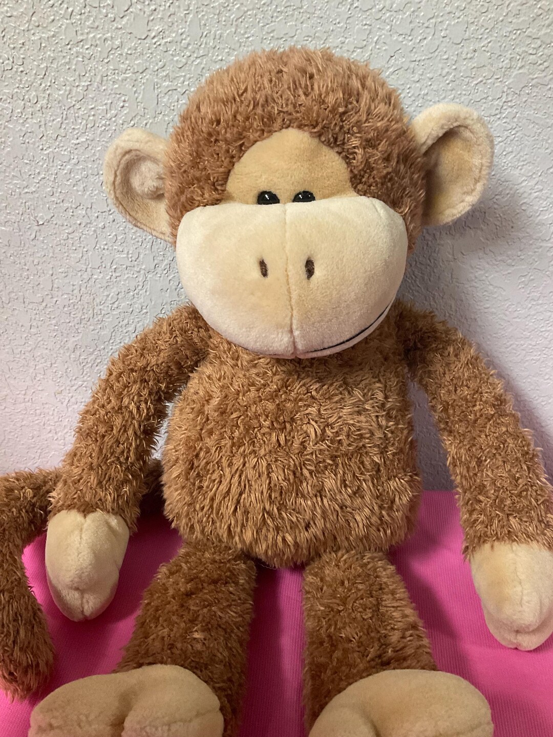 Vintage GUND "max" Brown Monkey Plush - Collectible Stuffed Animal - Etsy