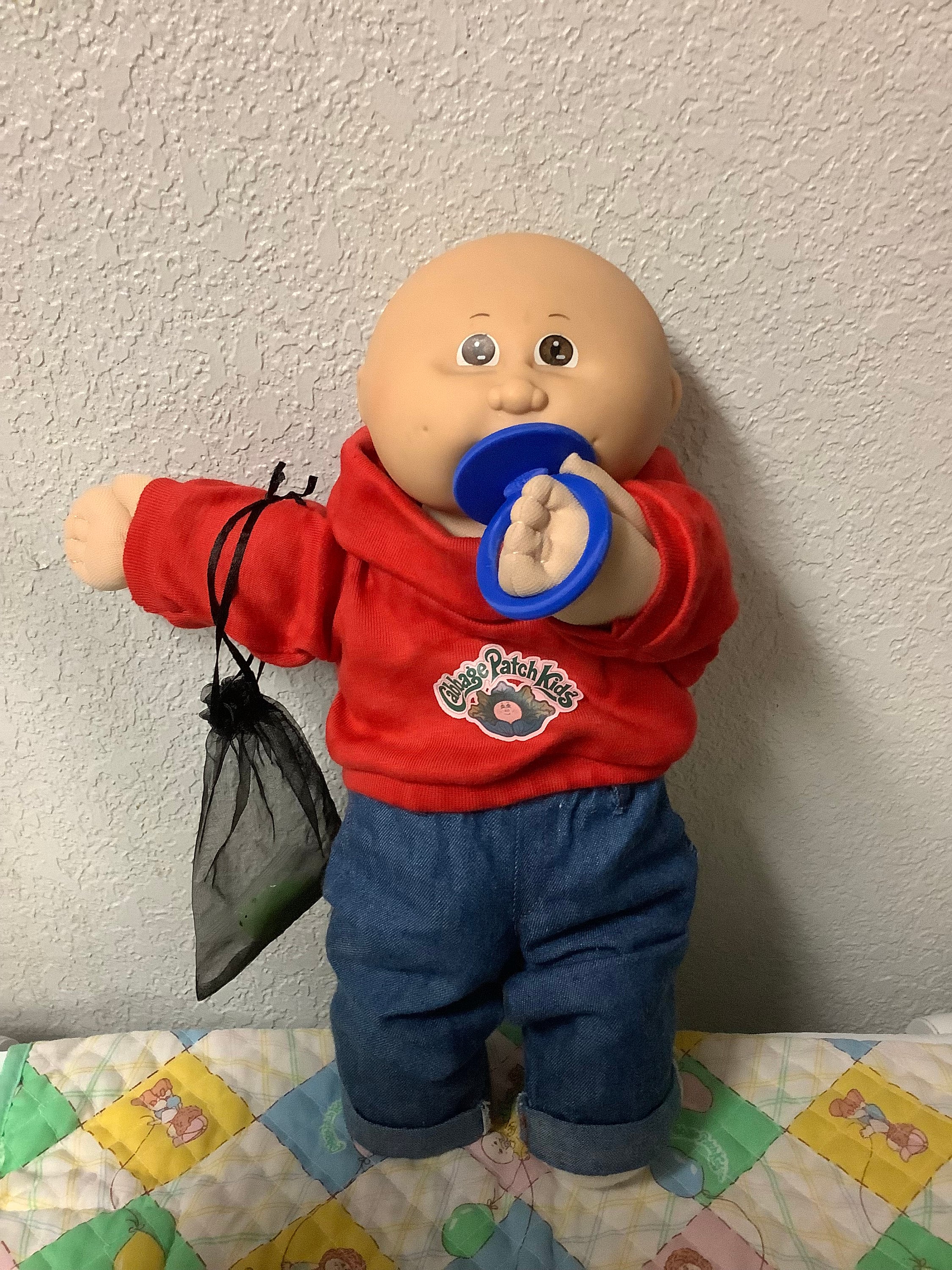 Vintage Cabbage Patch Kid Bald Preemie Boy With Pacifier HM4 - Etsy