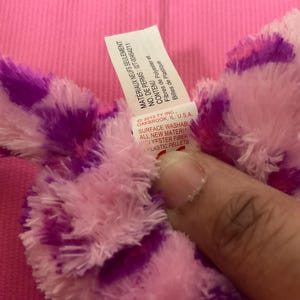 Ty Beanie Boo Glamour the Leopard Plastic Pellets 2013 Swing Tag Tush ...