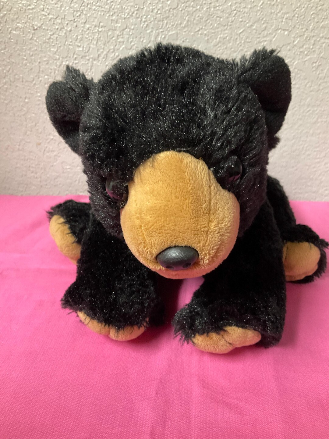 Wild Republic Black Bear Stuffed Animals Plush Toys Bear Stuffies ...