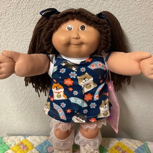 RARE Vintage Cabbage Patch Kid Girl Brown Hair Brown Eyes Head Mold #15 ...