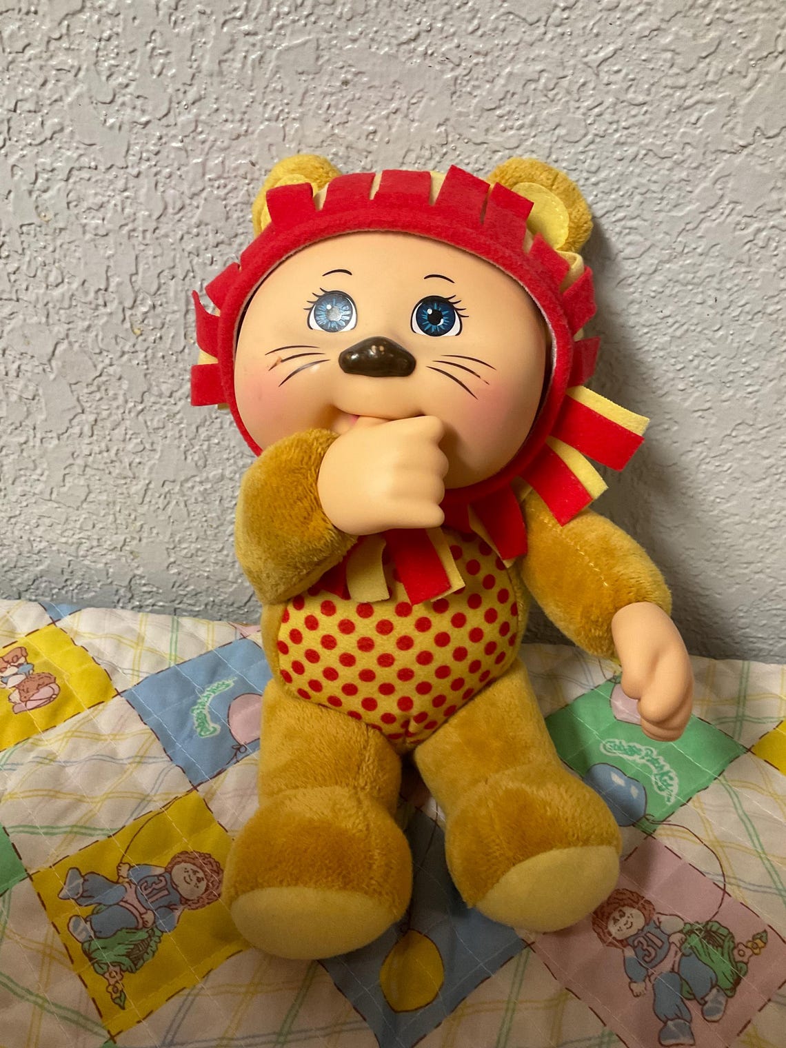 Cabbage Patch Kids Cutie Zoo Friends Lion Plush - Jazwares Collectible ...