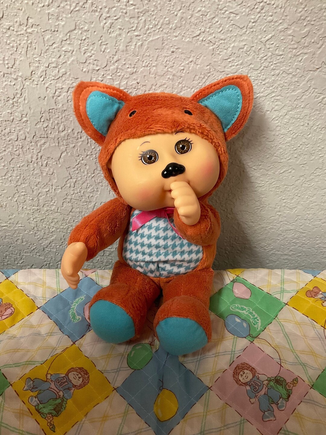 Cabbage Patch Kids “cutie” Ruby the Fox 9-10 Inches Tall Brown Eyes ...
