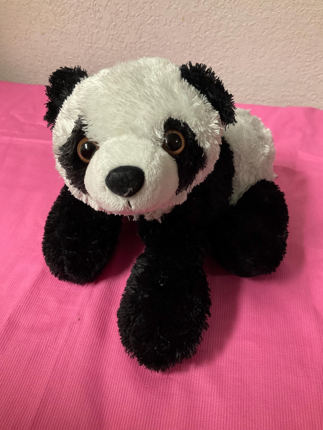 Aurora Plush Panda Bear: Black and White Flopsie Stuffed Animal - Etsy