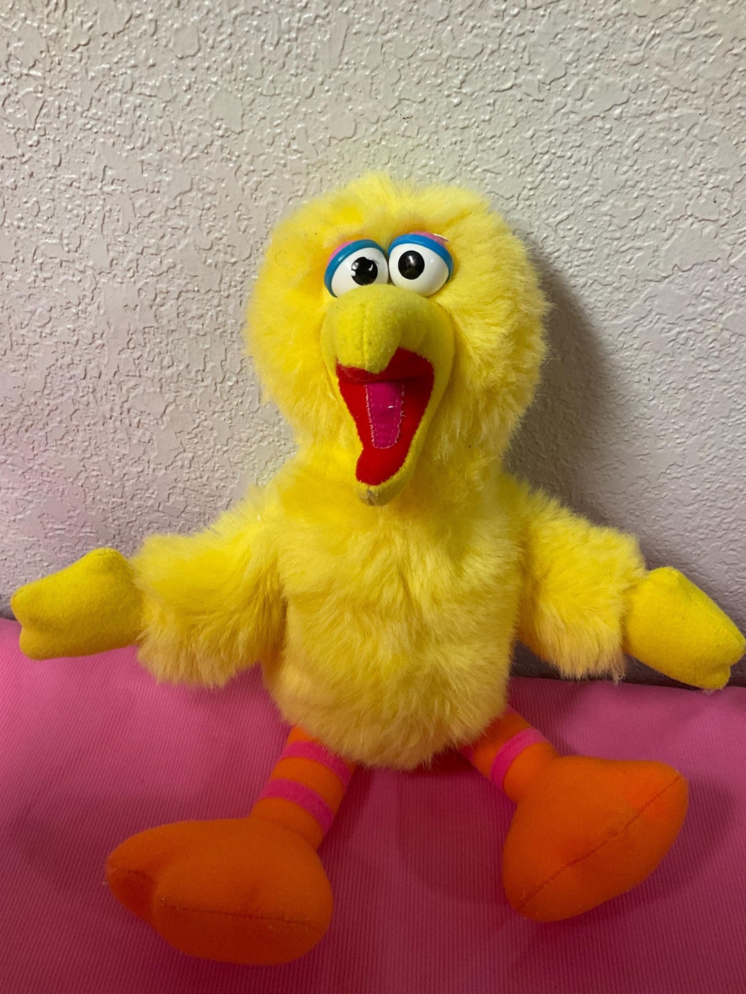 Vintage Sesame Street Big Bird Plush Toy - Playskool Educational Toy - Etsy