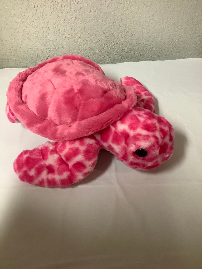 Pink Spotted Plush Turtle 14 Inches Plushies Stuffed Animals - Etsy