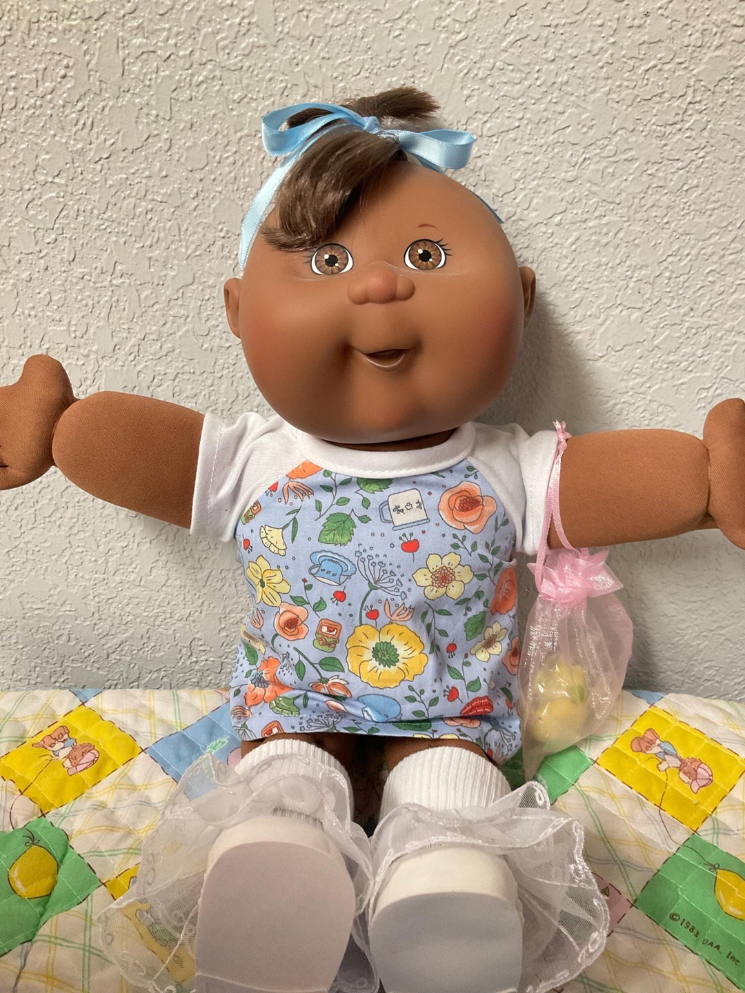 RARE Vintage Cabbage Patch Kid African American Play Along Girl PA-7 ...