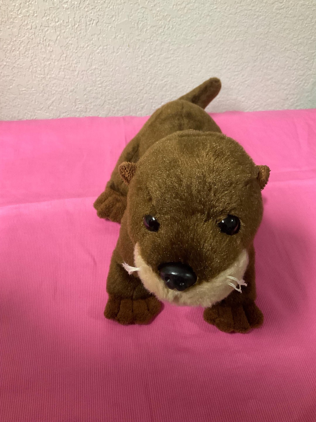 AURORA World Destination Nation Plush Brown Sea Otter Stuffed Animals ...