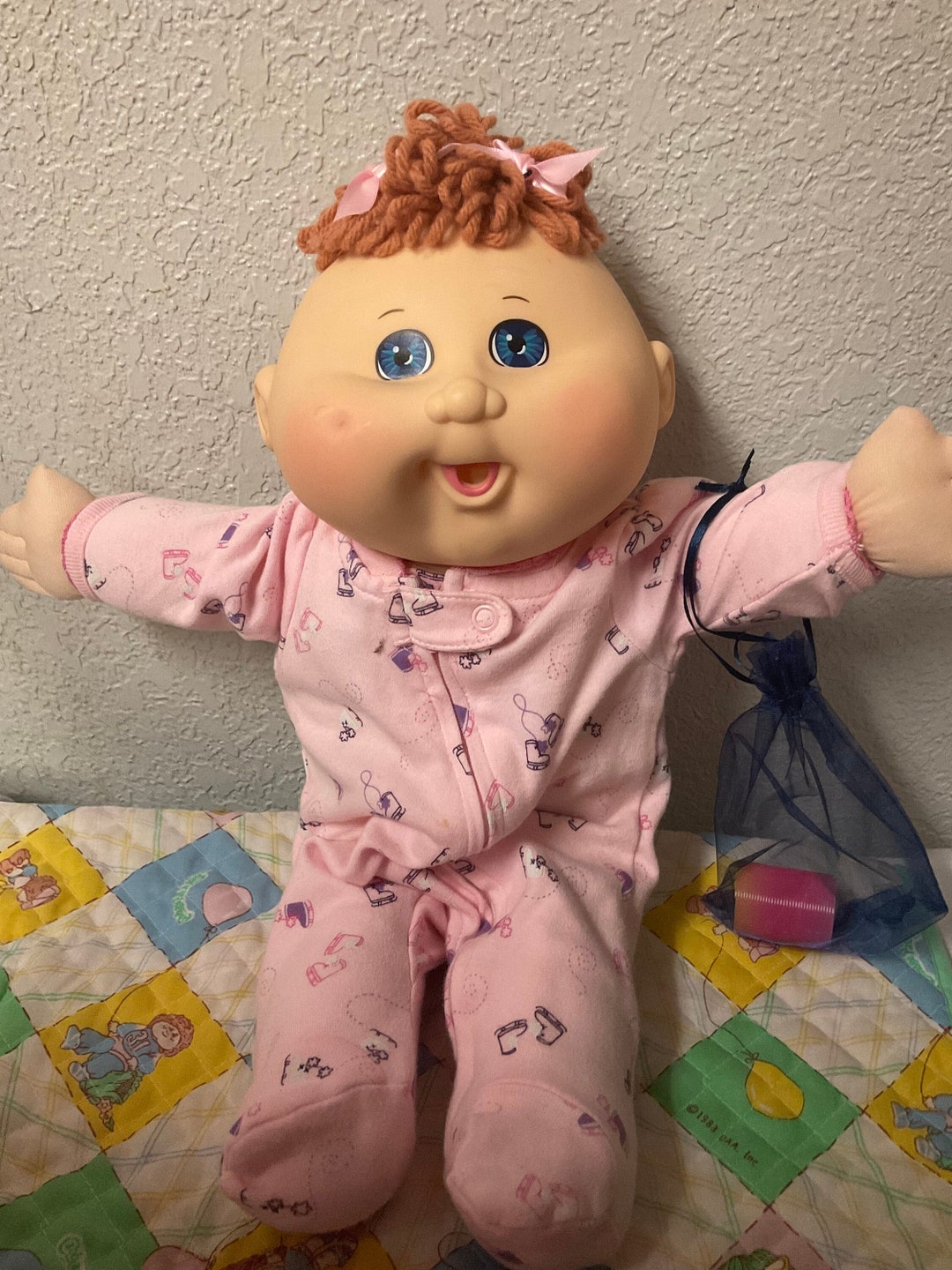 Cabbage Patch Kids Babyland Exclusive Little Girl Blue Eyes Brown/rust ...