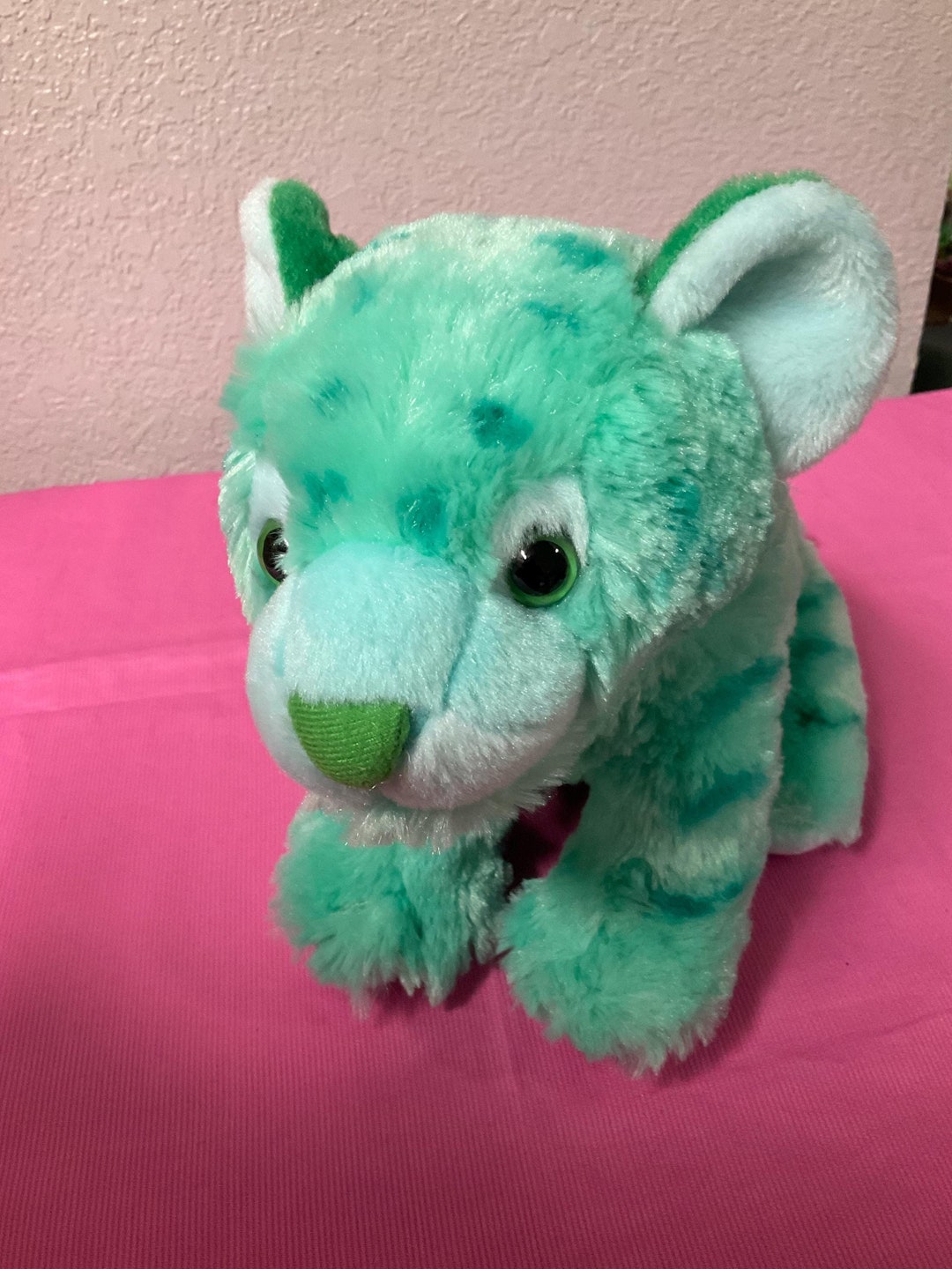 Wild Republic Cuddlekins Mint Green Tiger Cub Plush Stuffed Animals ...