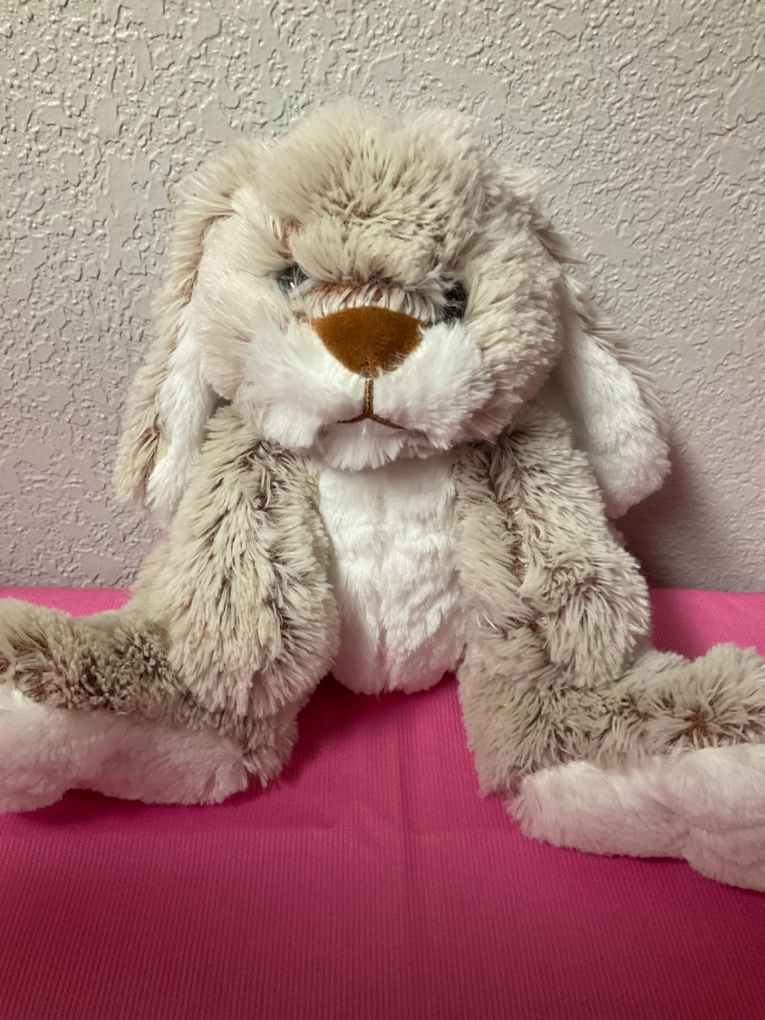 Melissa and Doug Plush Bunny: Beige and White Stuffed Animal - Etsy