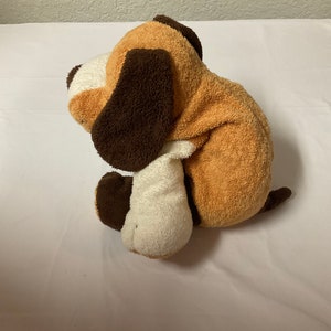 TY Pluffies Whiffer the Dog Beagle Beanie Baby 2002 Brown White Tan 12 ...