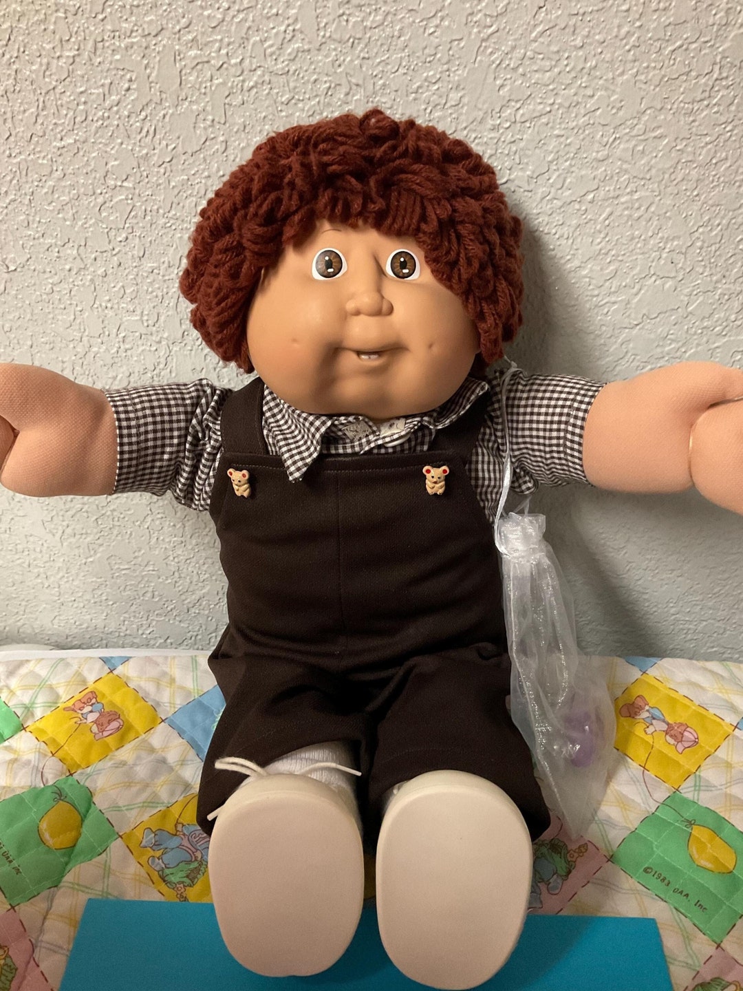 Vintage Cabbage Patch Kid Boy Auburn Hair Brown Eyes Head Mold #10 Two ...